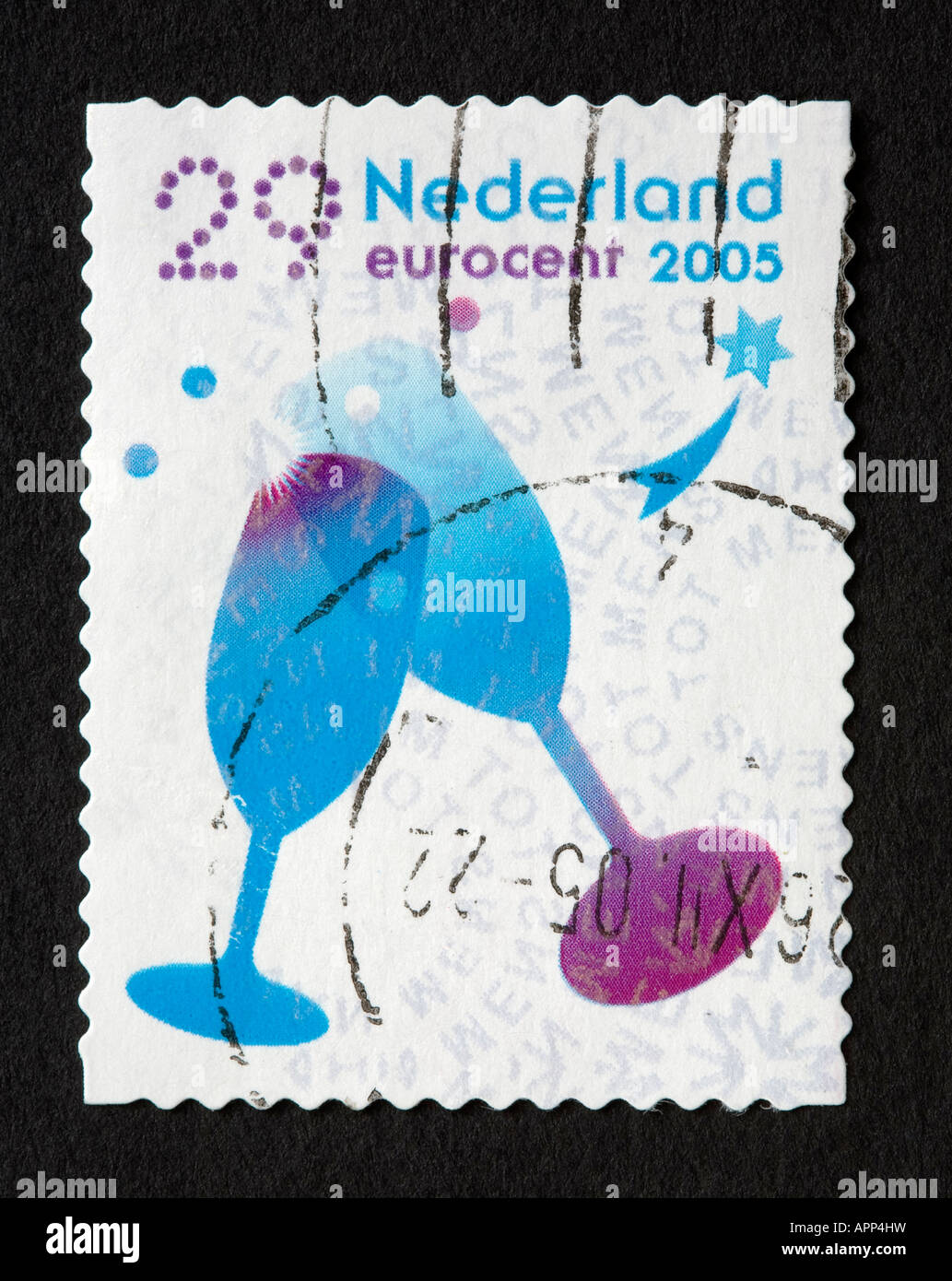 Dutch postage stamp Stock Photo - Alamy