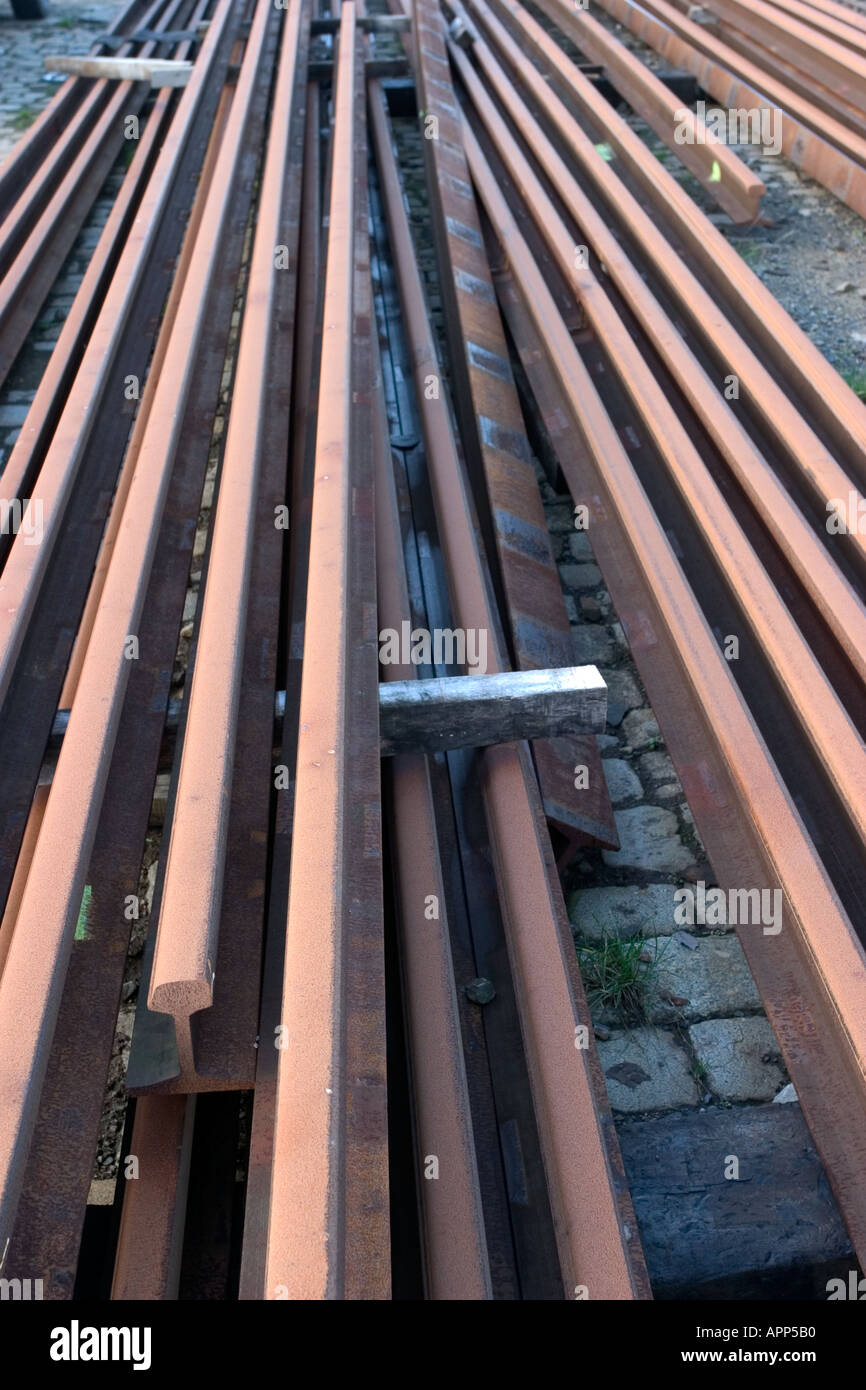 railway track without train perspective lines suggest destiny progress ...