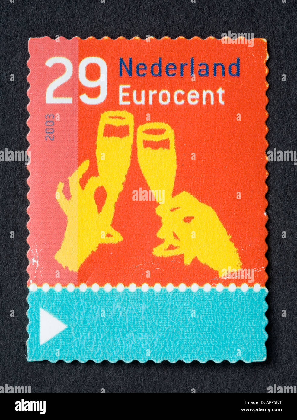Dutch postage stamp Stock Photo - Alamy