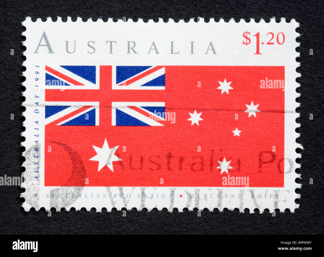Red postage stamp hi-res stock photography and images - Alamy
