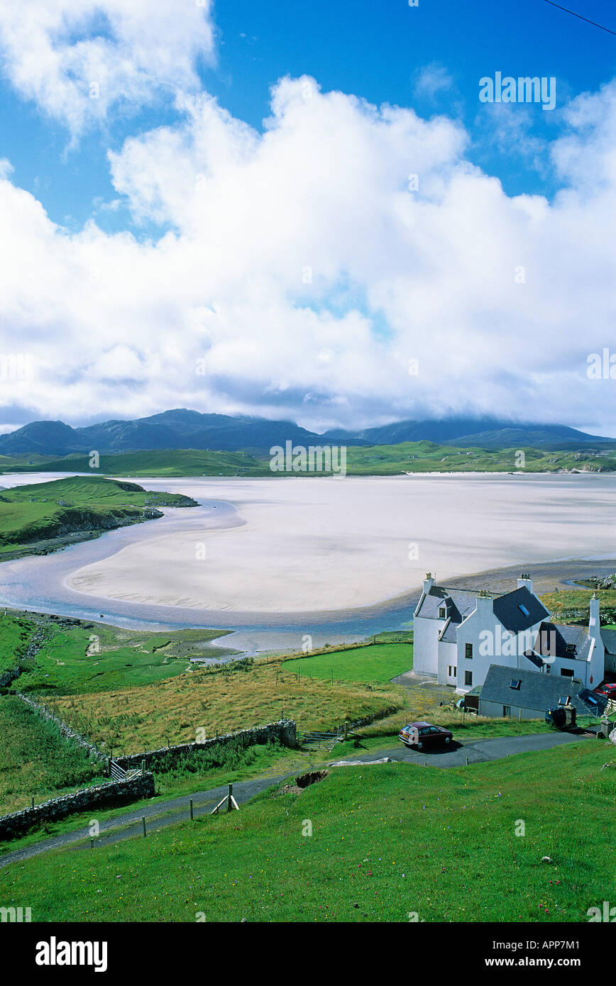 View of Uig Sands from Timsgarry on the Isle of Lewis Stock Photo - Alamy
