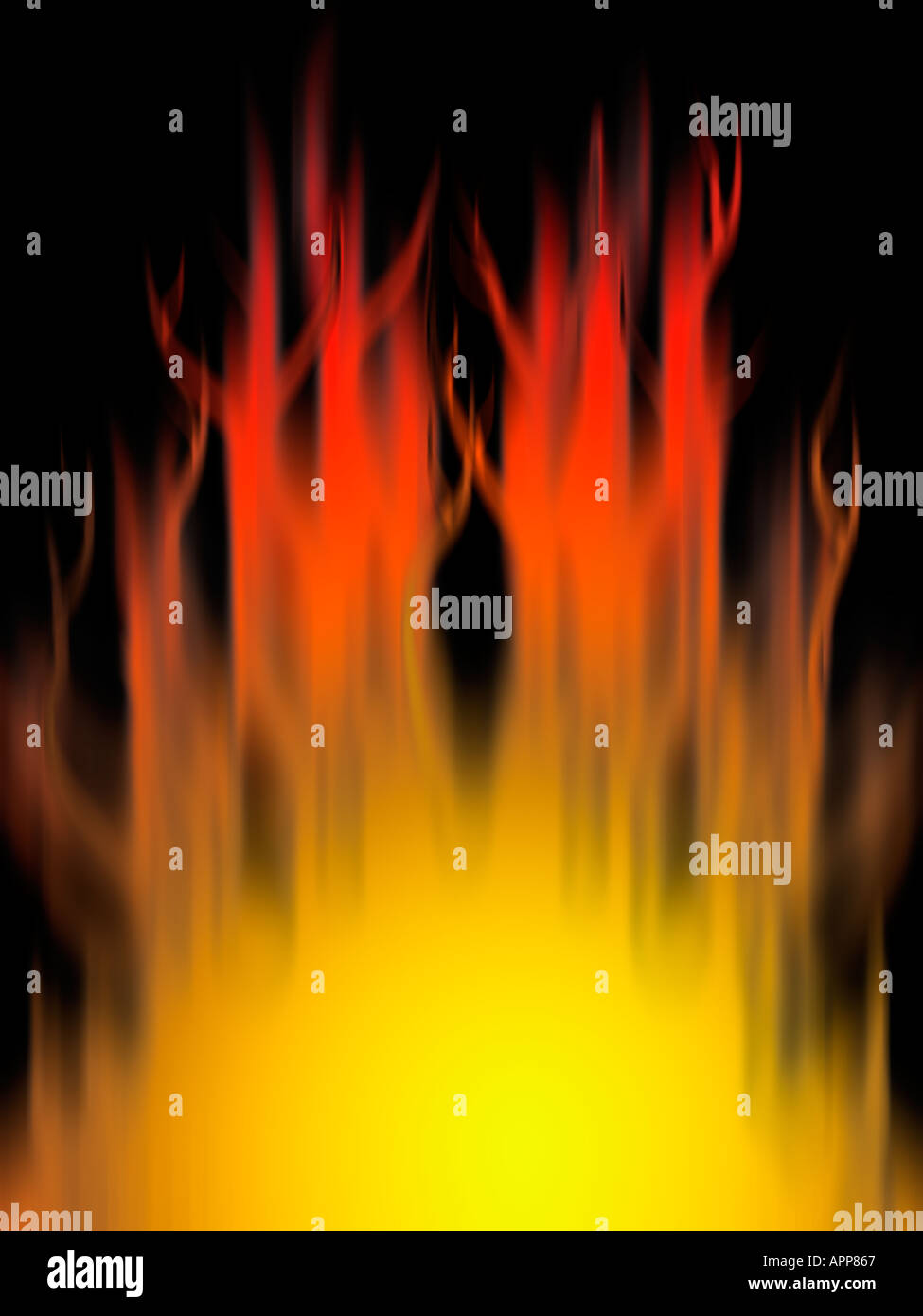 flame fire burn heat flash ember red yellow orange lick hot hell ...