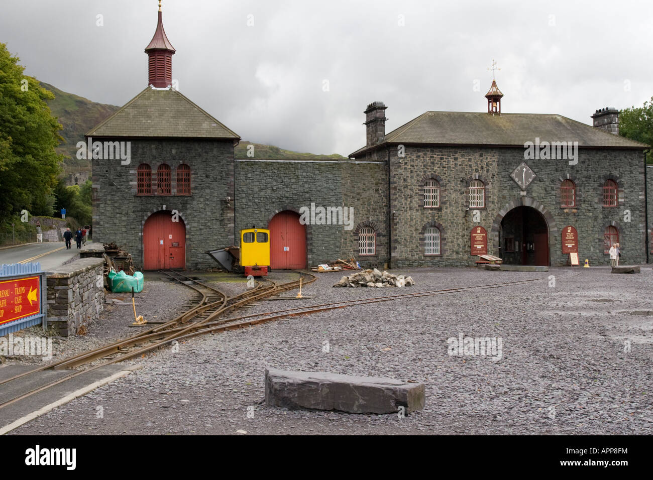 National Slate Museum Llanberis North Wales Cymru Stock Photo - Alamy