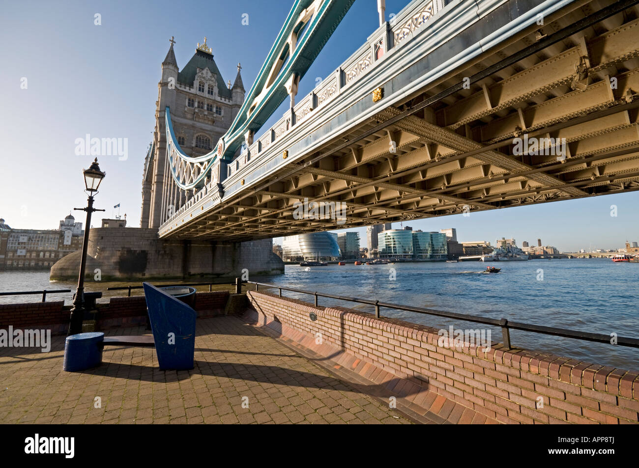 Tower Bridge from the North Bank London Stock Photo - Alamy