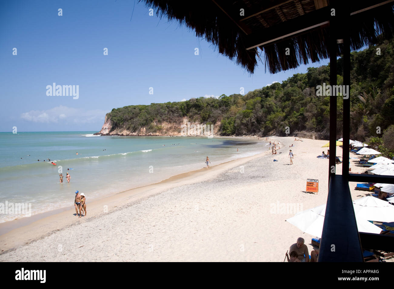 Pipa, Praia do Madeiro Beach, Rio Grande do Norte, Brazil Stock Photo ...