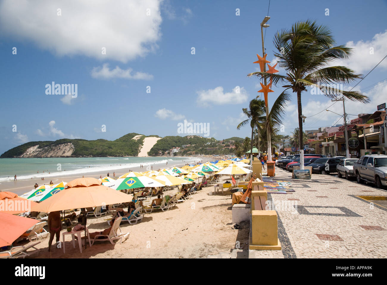 Praia do Ponta Negra Beach and Morro de Careca, Natal, Rio Grande do ...