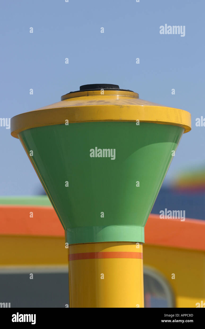 Funnel of the Porthcawl Land train Stock Photo - Alamy