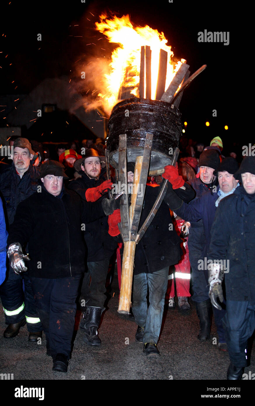 Clavie burghead hi-res stock photography and images - Alamy