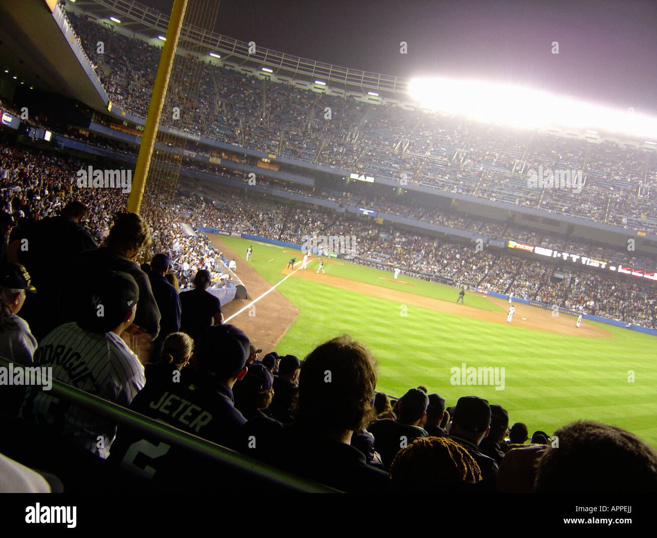 Major League Baseball Game at Yankee Stadium in The Bronx New York City ...