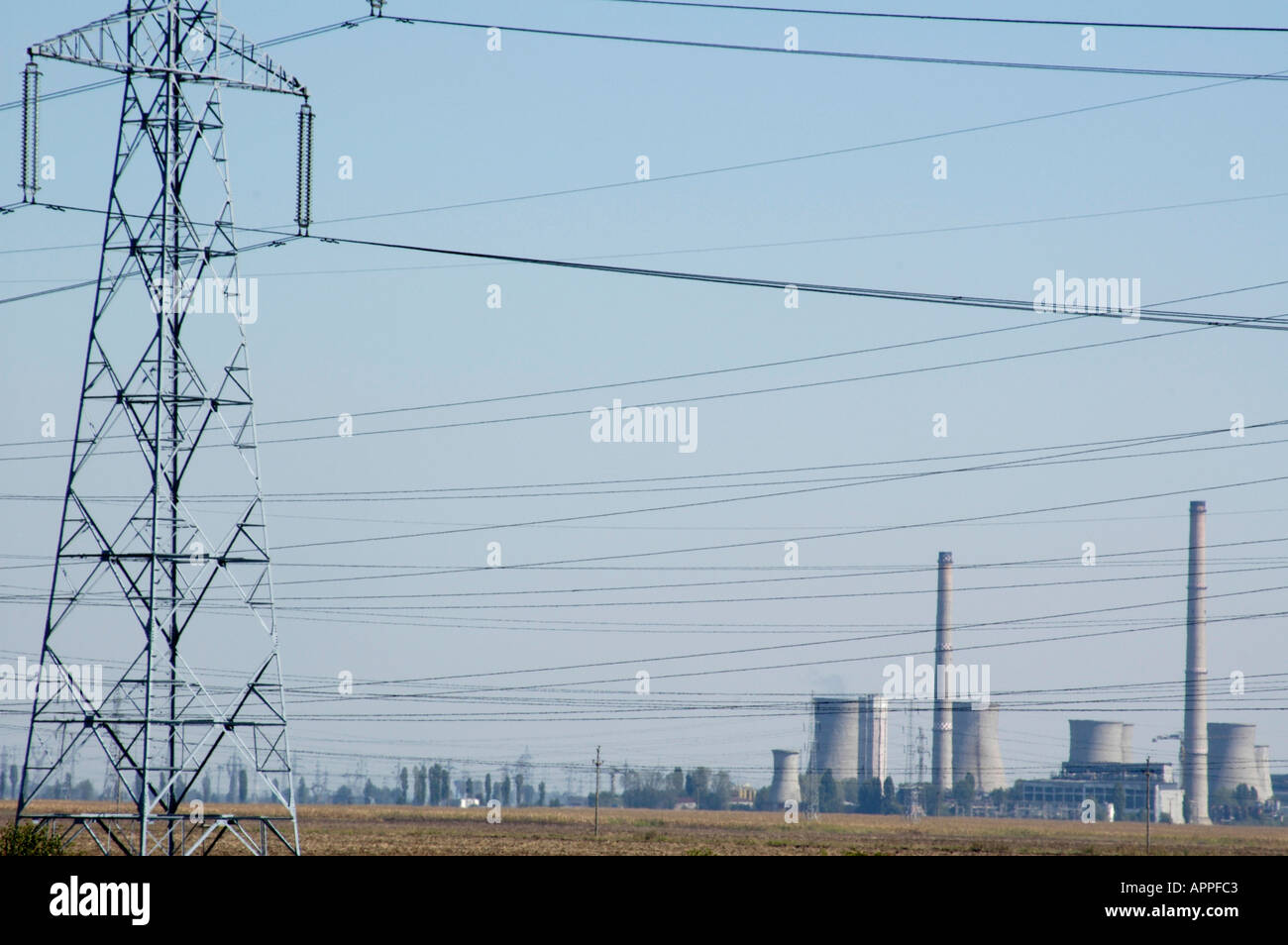 Power lines in romania hi-res stock photography and images - Alamy