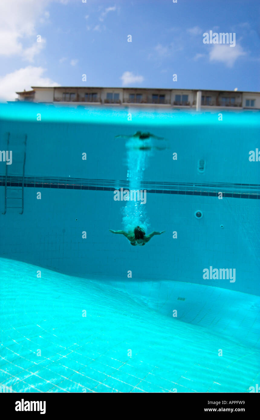 Water Portrait Submerged 1 Person High Resolution Stock Photography and ...
