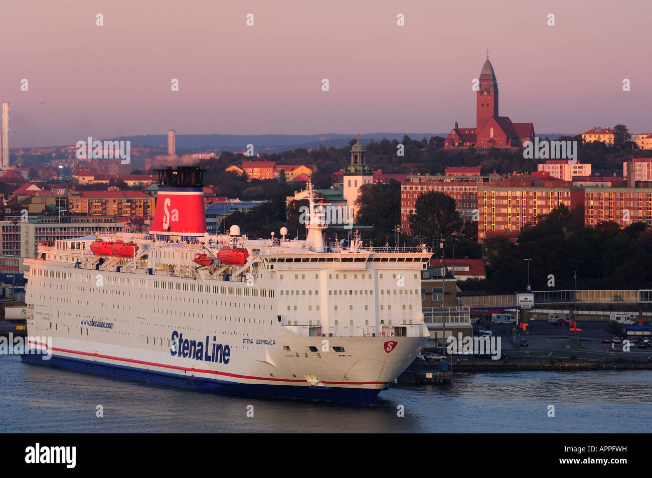 Stena Line ferry at port of Gothenburg, Sweden Stock Photo - Alamy