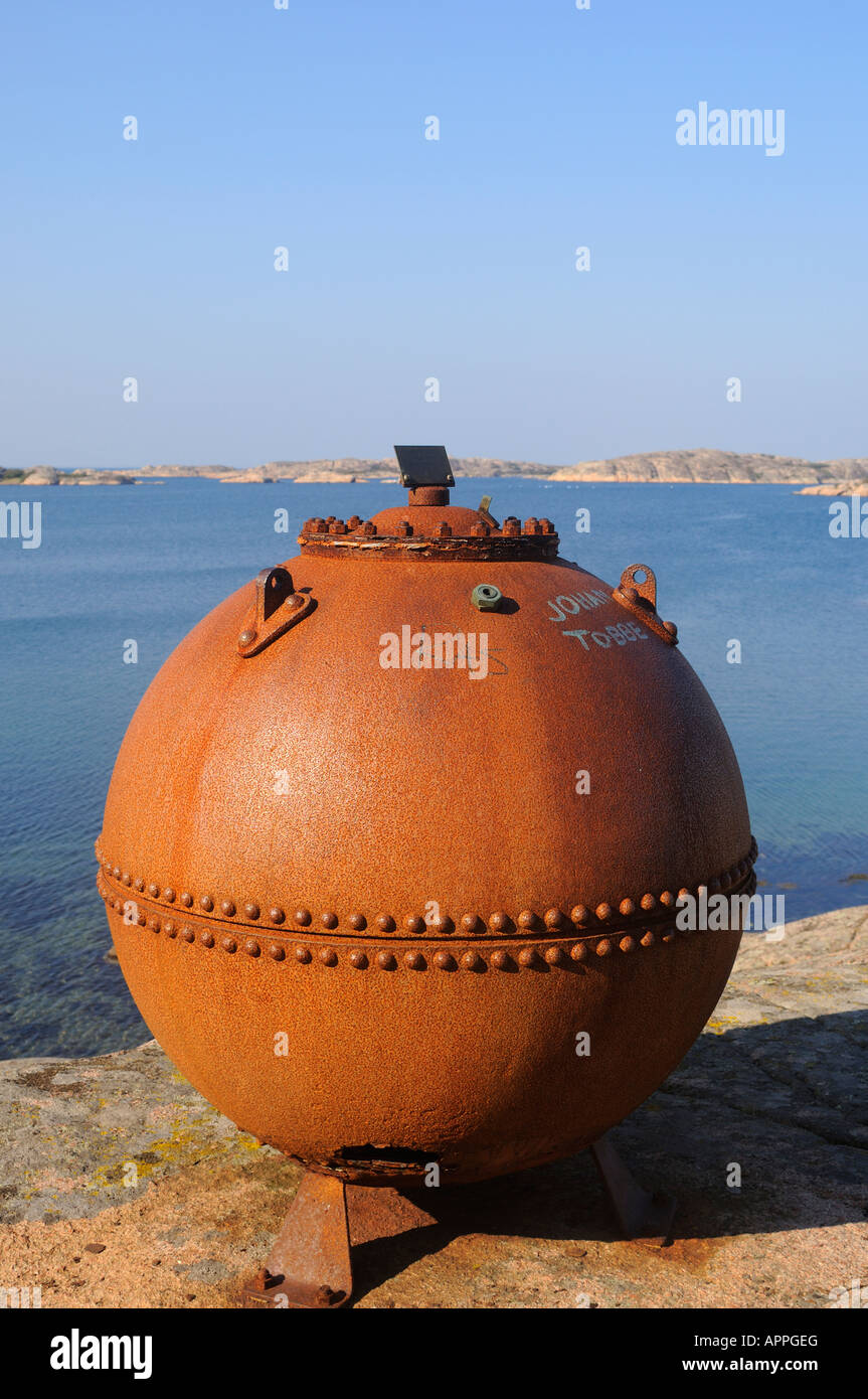 Rusty sea mine from world war Stock Photo - Alamy