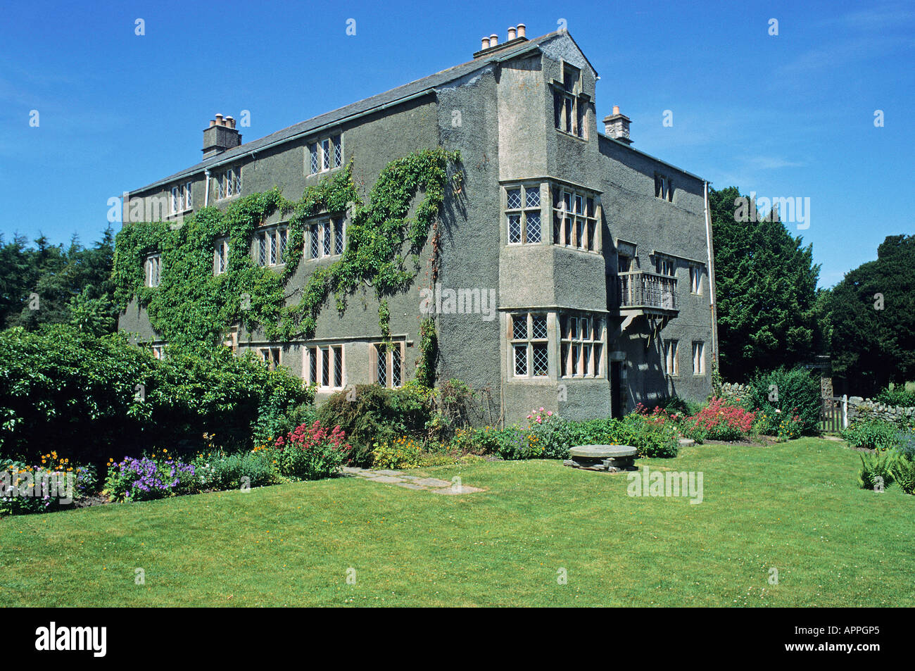 Swarthmoor Hall near Ulverston was the home of Mary Fell the wife ...
