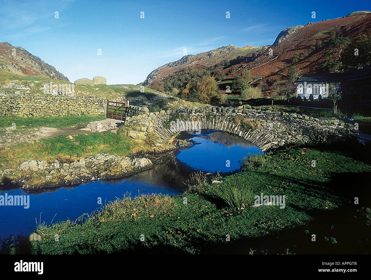 Bridge over watendlath beck hi-res stock photography and images - Alamy