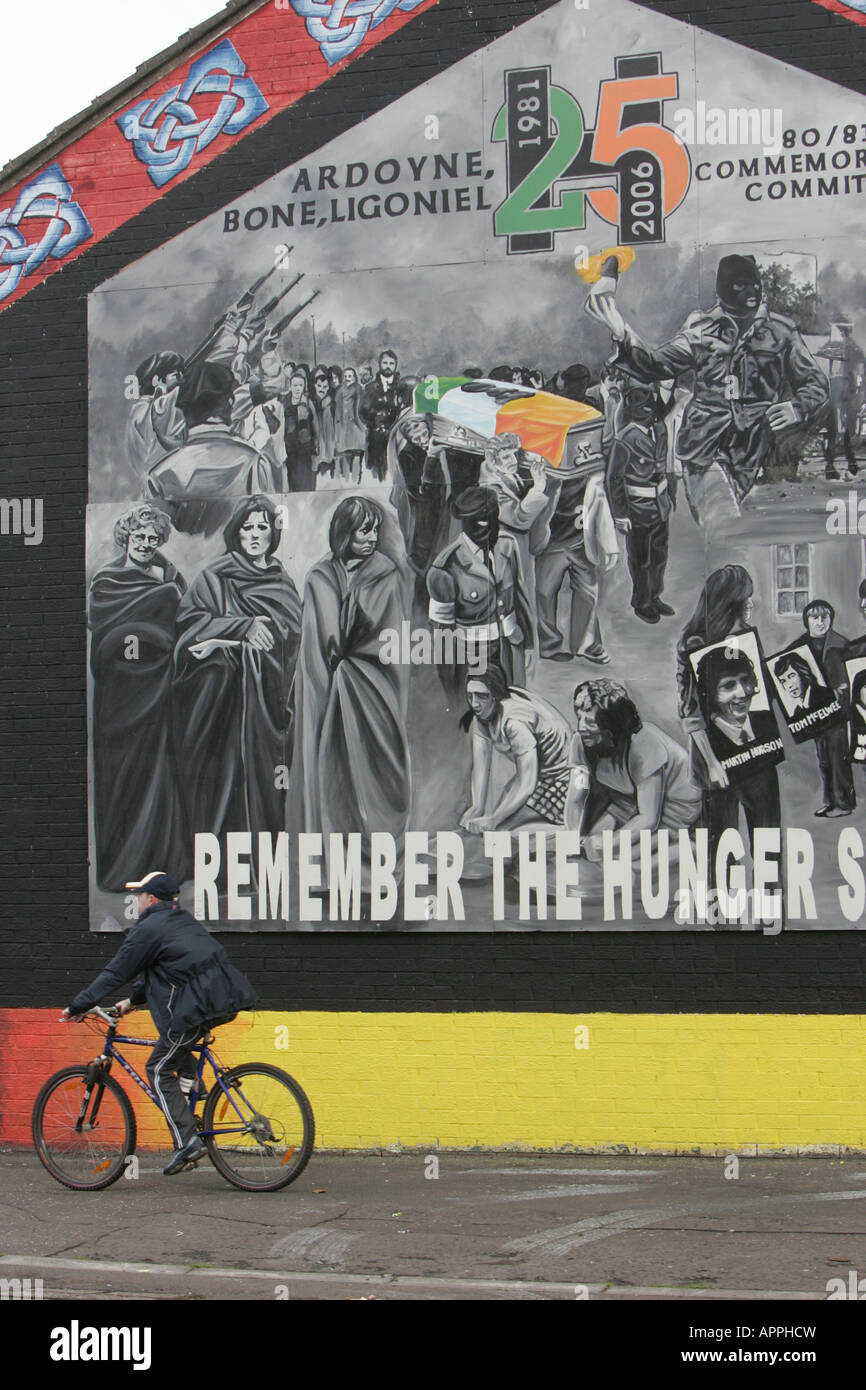 Hunger strikes mural belfast hi-res stock photography and images - Alamy