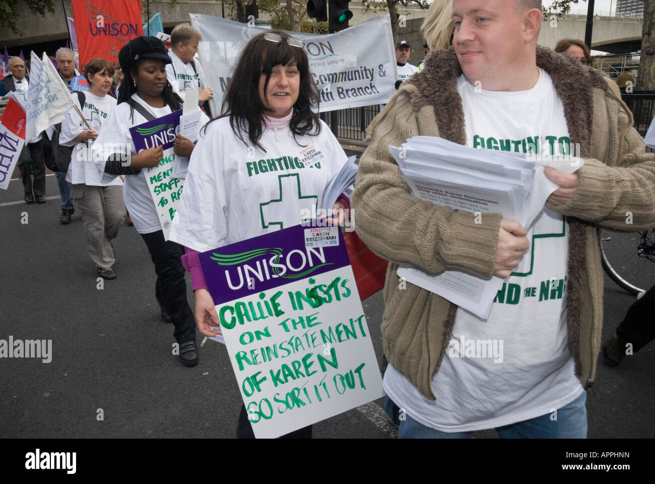 Unison members from Manchester demand the re-instatement of Karen ...