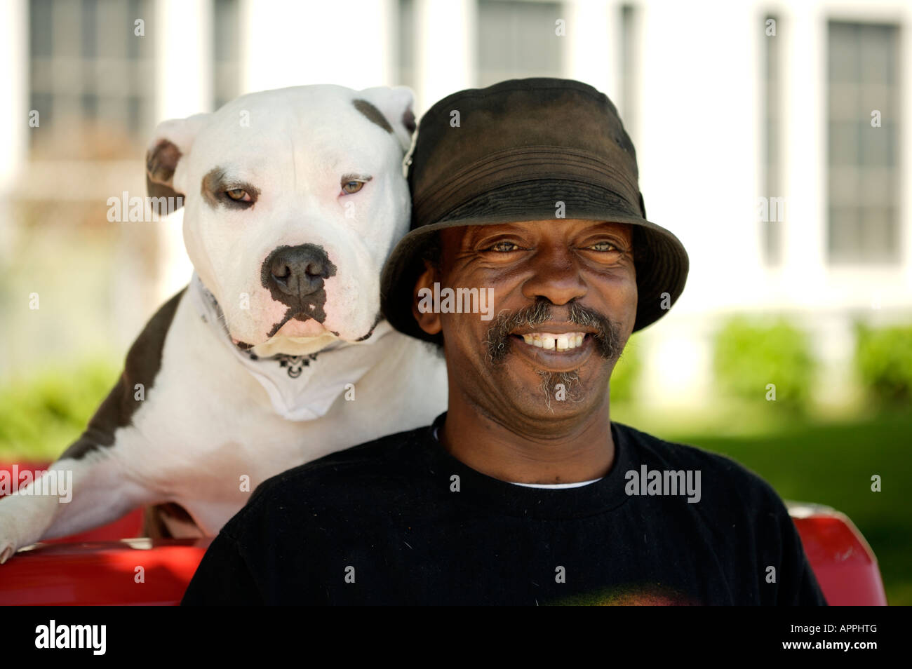 One man and his dog Stock Photo - Alamy