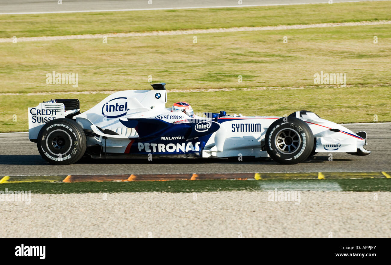 Robert KUBICA (POL) in the BMW Sauber F1 08 Formula 1 racecar on ...