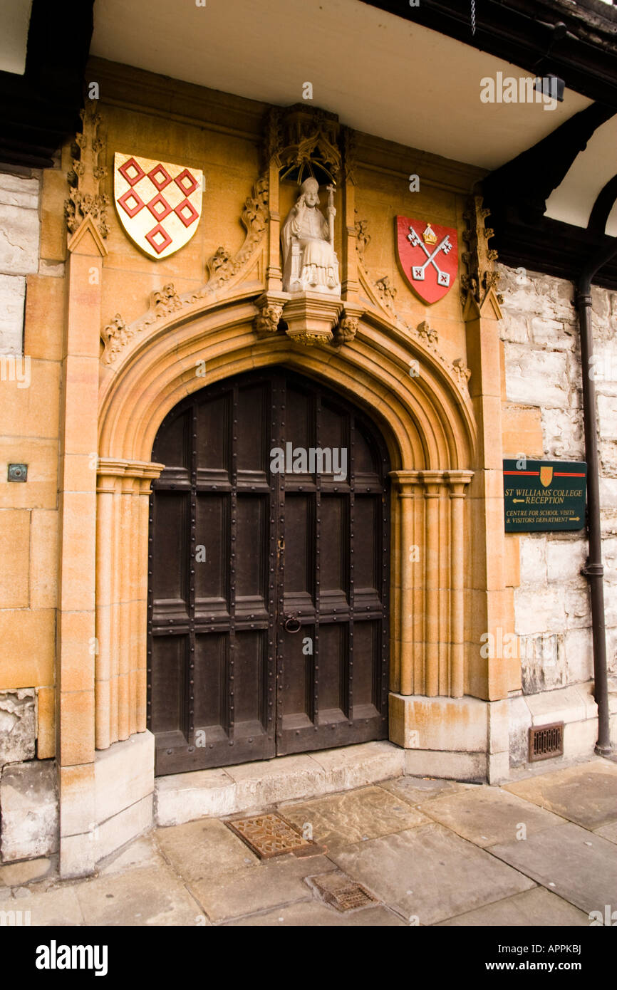 Medieval Gateway near York Minster Stock Photo - Alamy