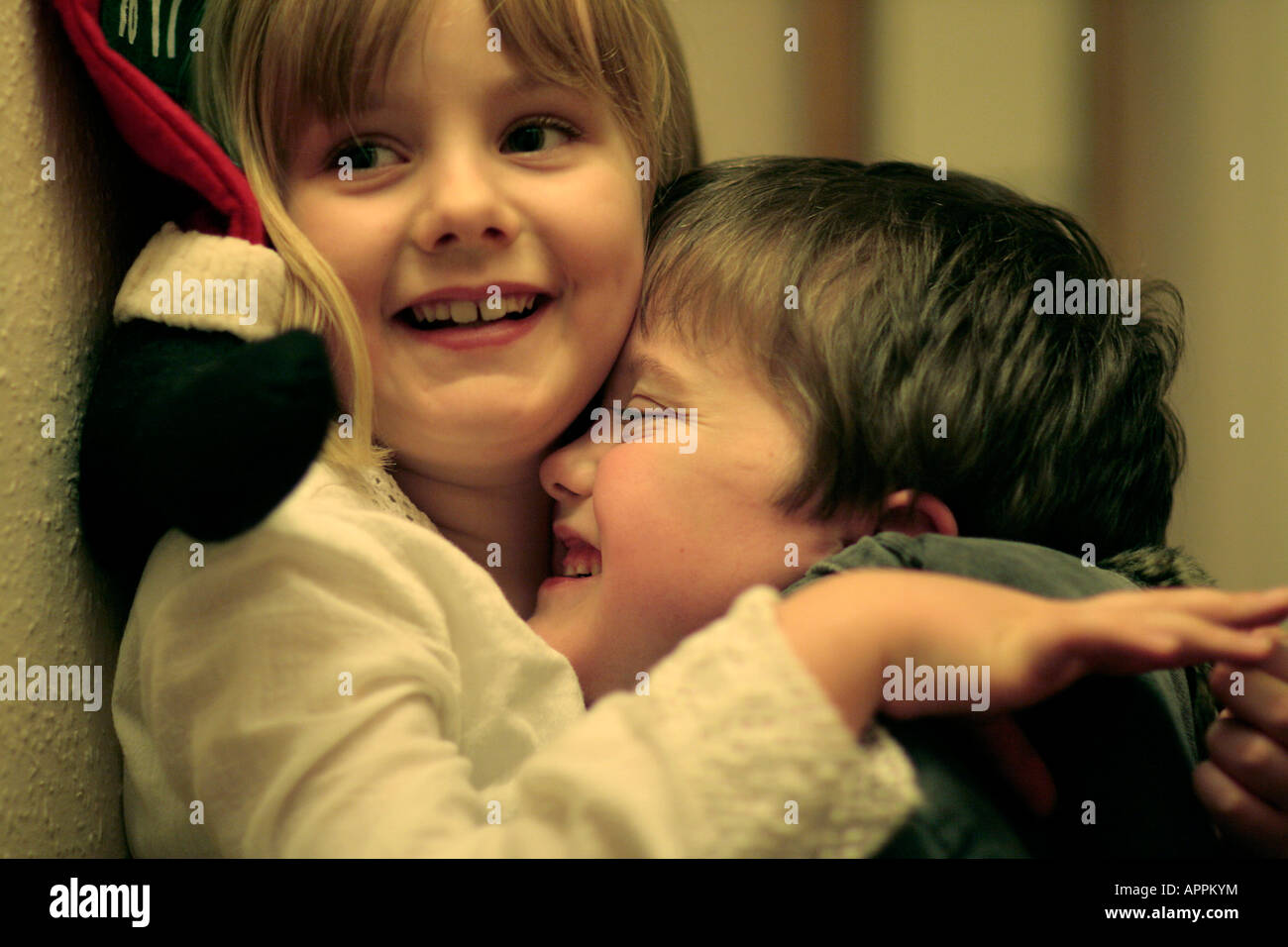 Children boy and girl hi-res stock photography and images - Alamy