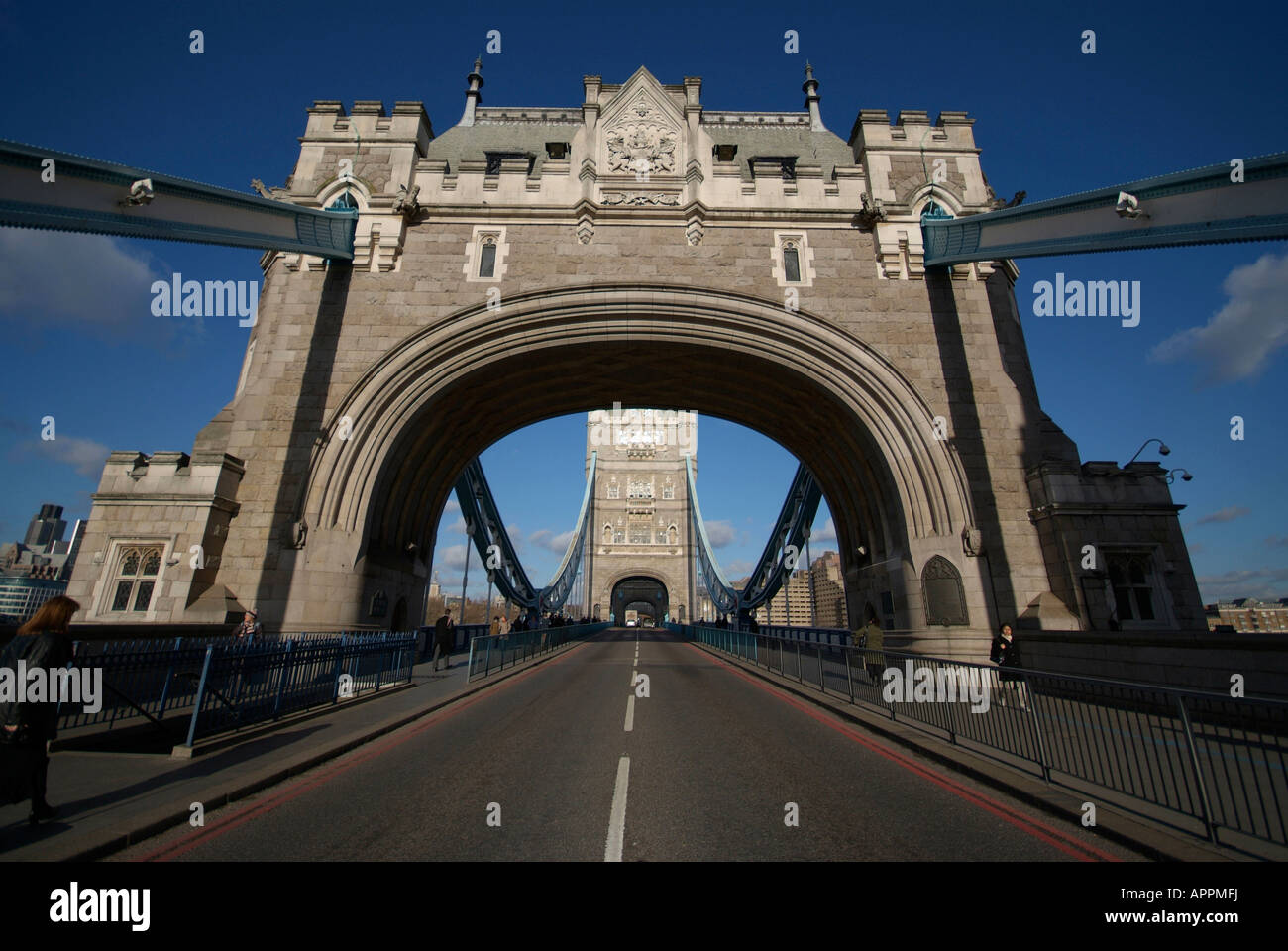 The South entrance to Tower Bridge, London Stock Photo - Alamy