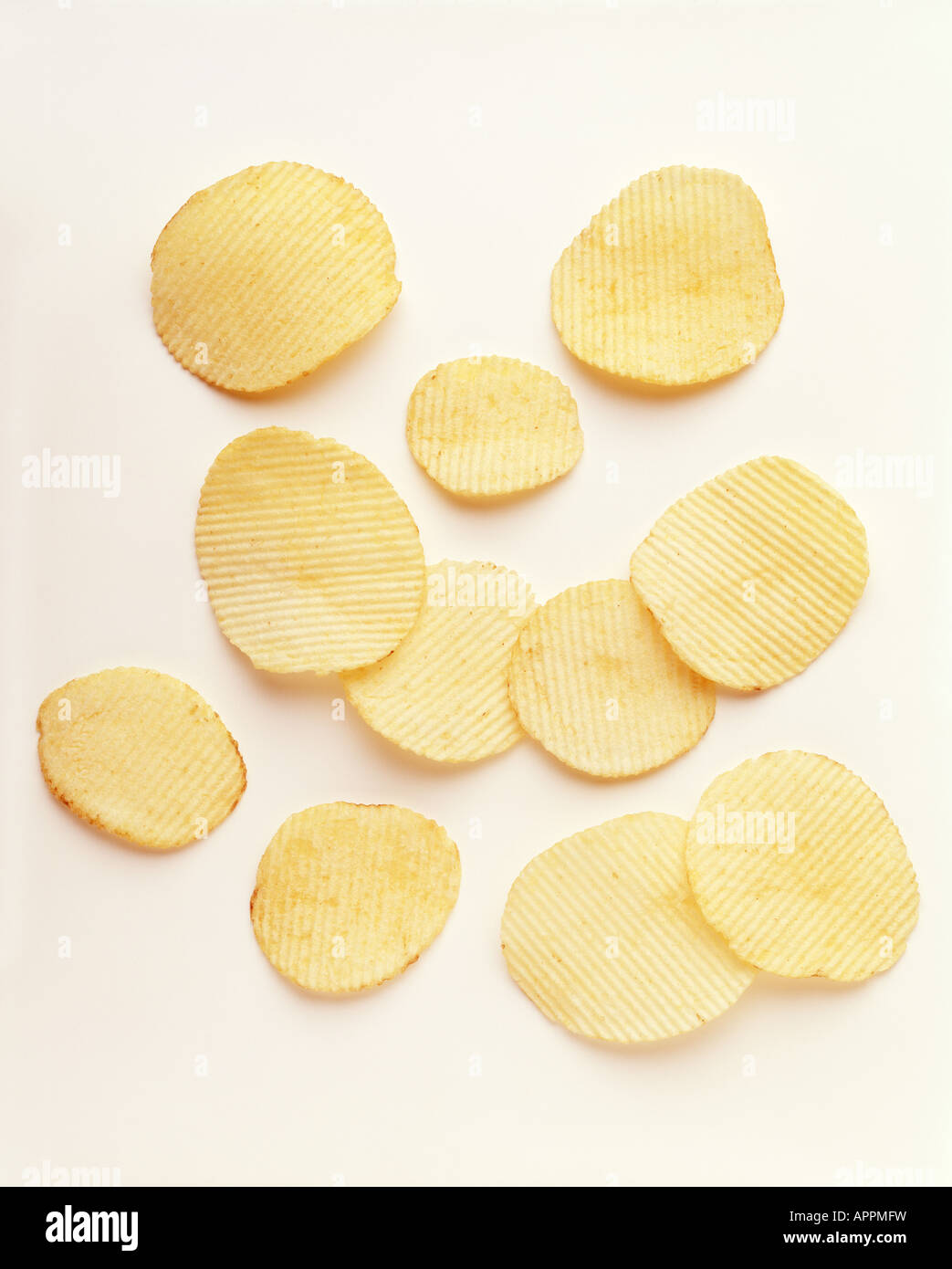 snack food rippled potato chips americas favorite Stock Photo - Alamy