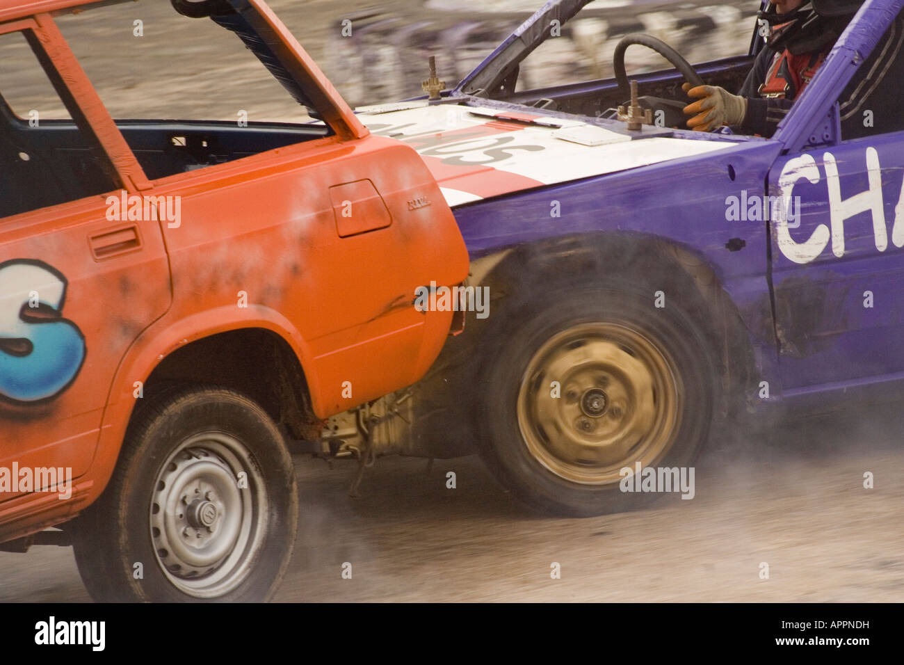 Stock car racing crash hi-res stock photography and images - Alamy