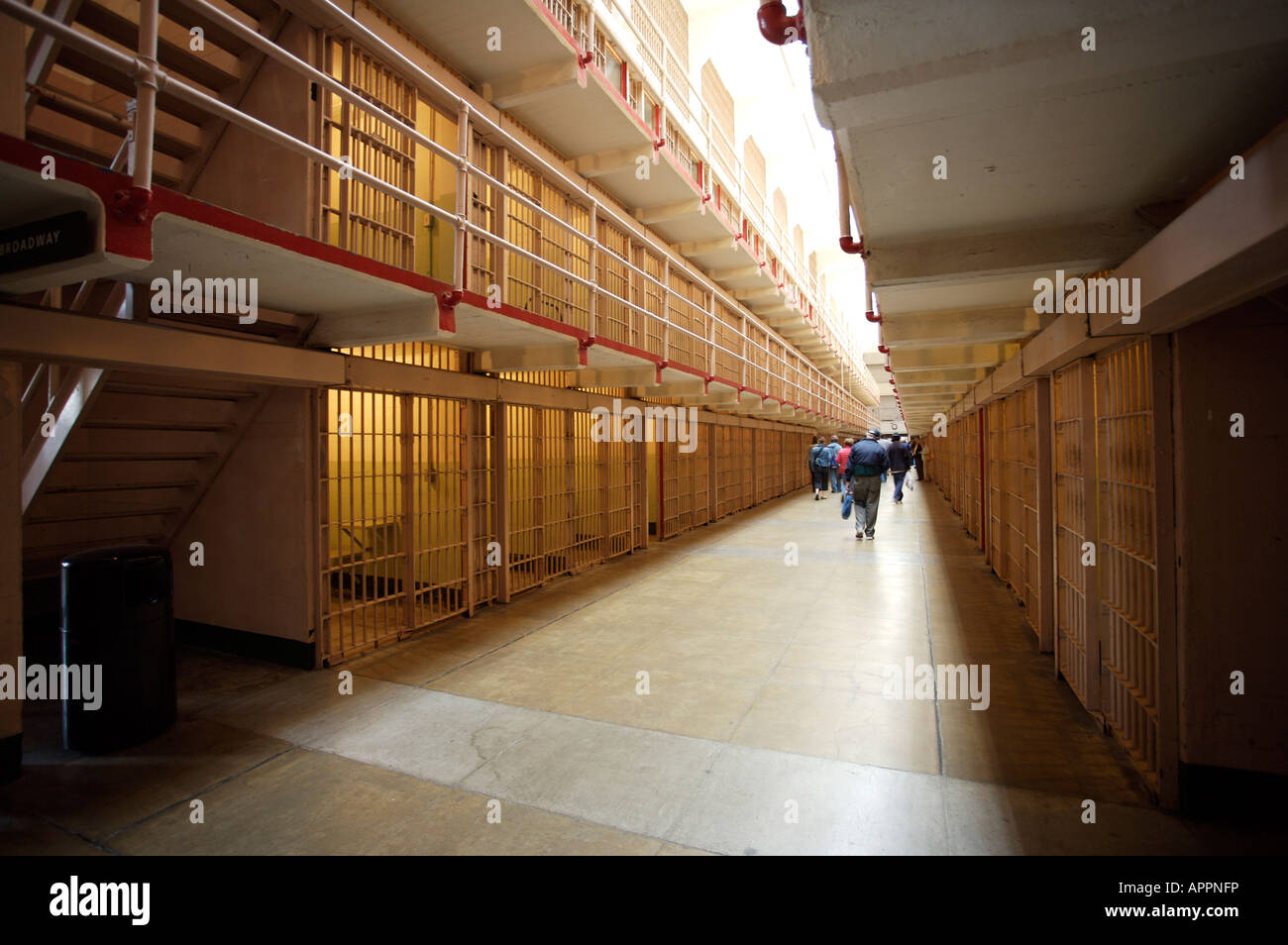 Interior of Alcatraz prison San Francisco California USA Stock Photo ...