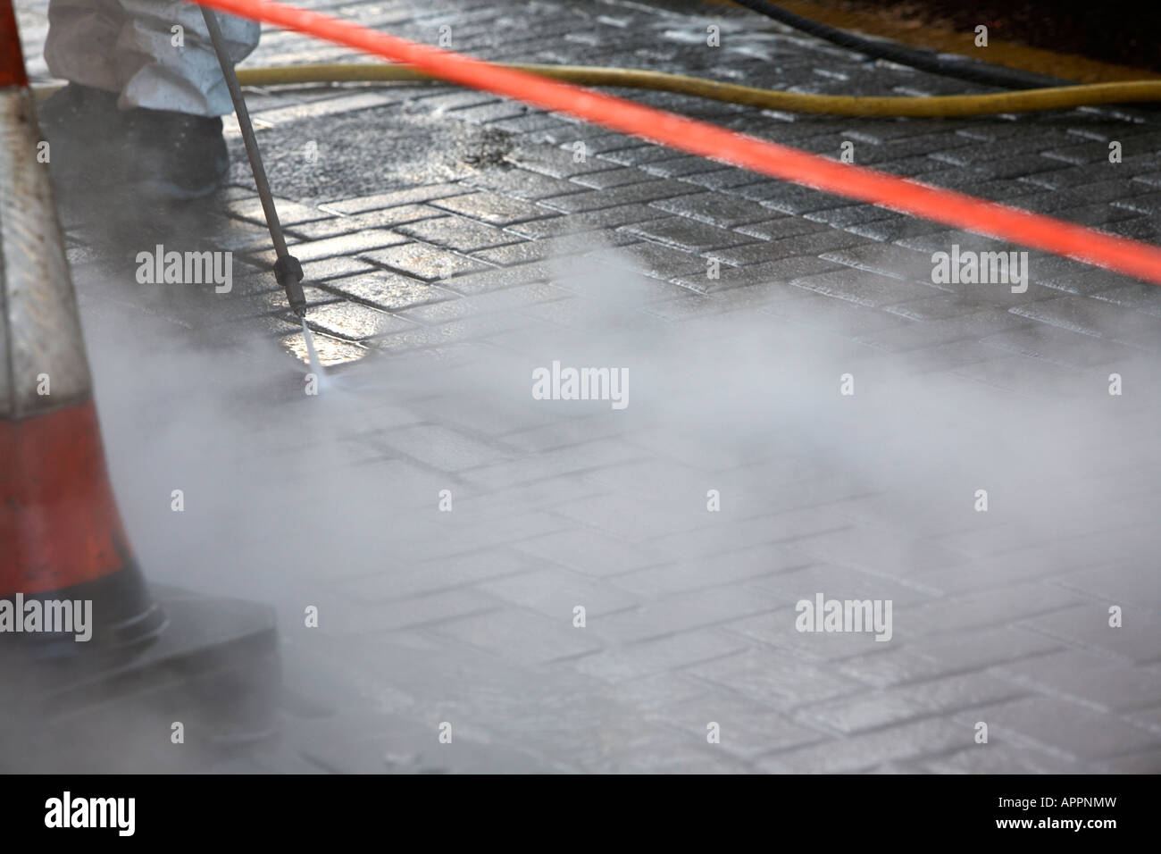 Coned off area hi-res stock photography and images - Alamy