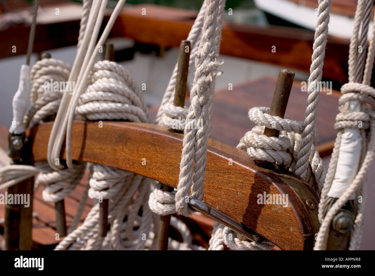 Rubber in sailboat Stock Photo - Alamy