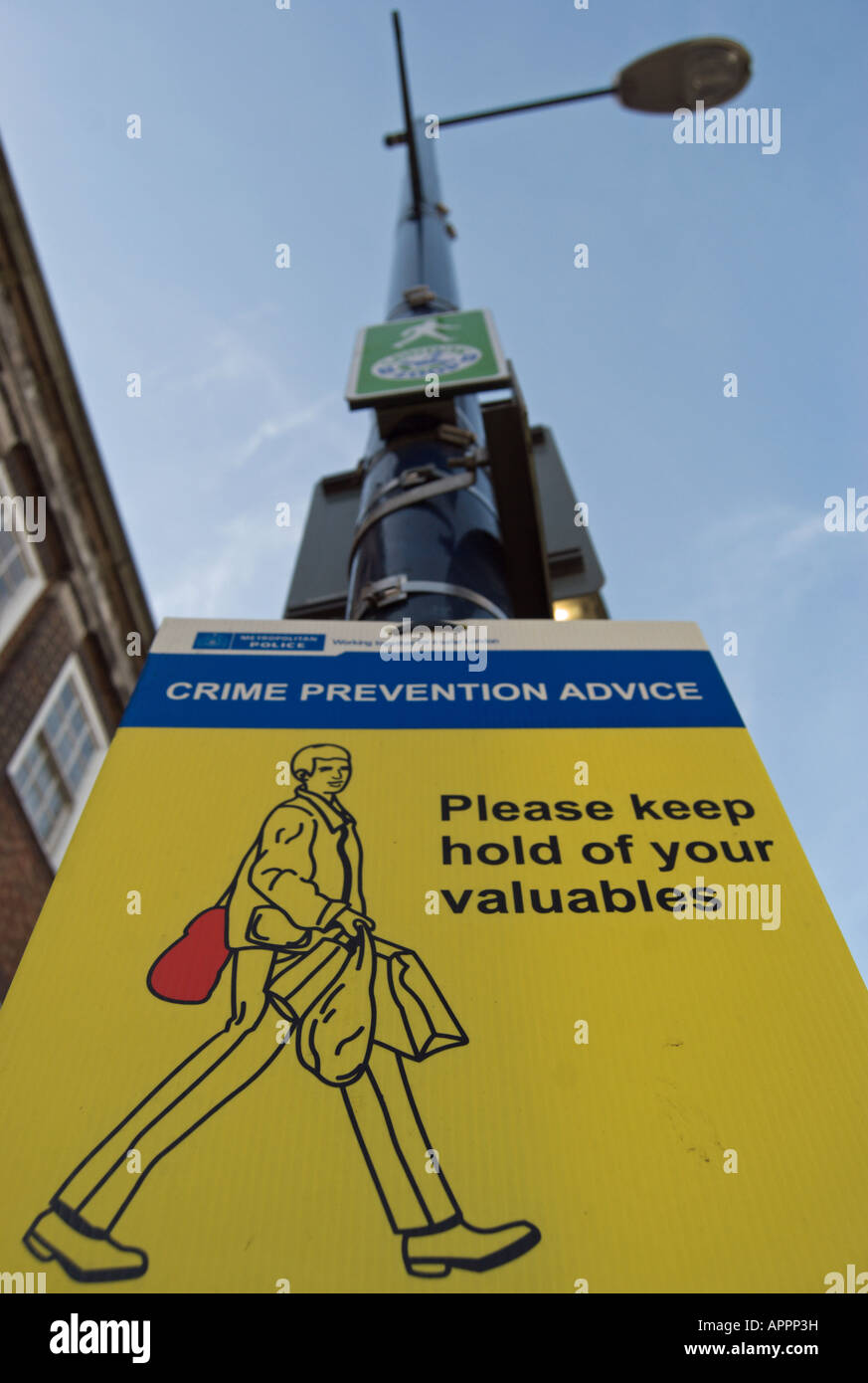 Keep valuables safe sign hi-res stock photography and images - Alamy