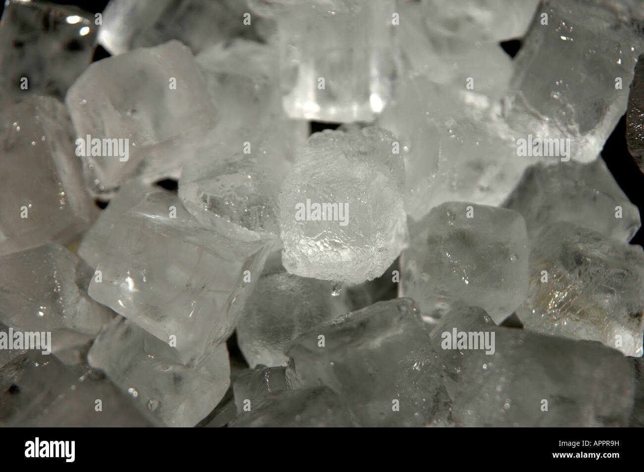 Ice cubes close up Stock Photo - Alamy