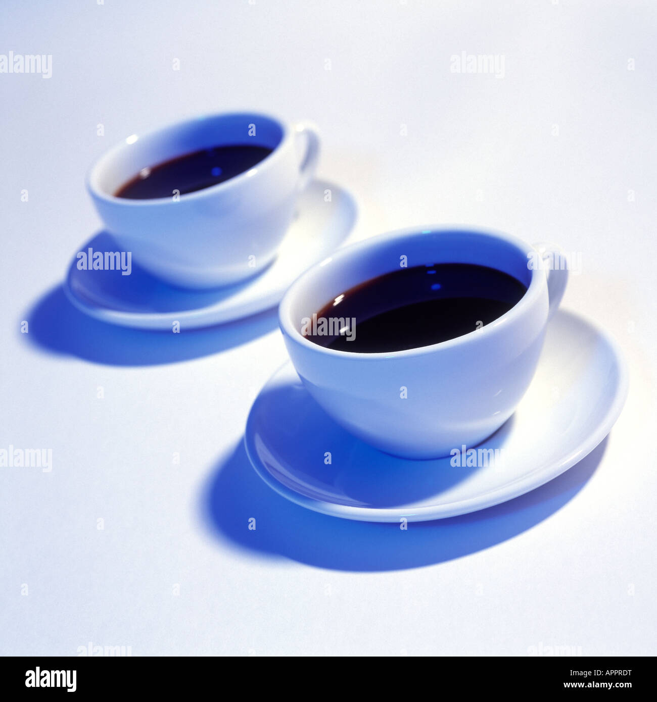 Two cups black white hi-res stock photography and images - Alamy