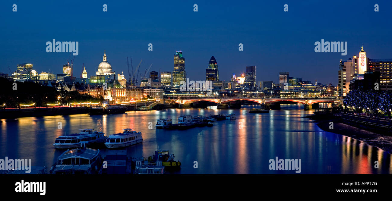 London panoram view hi-res stock photography and images - Alamy