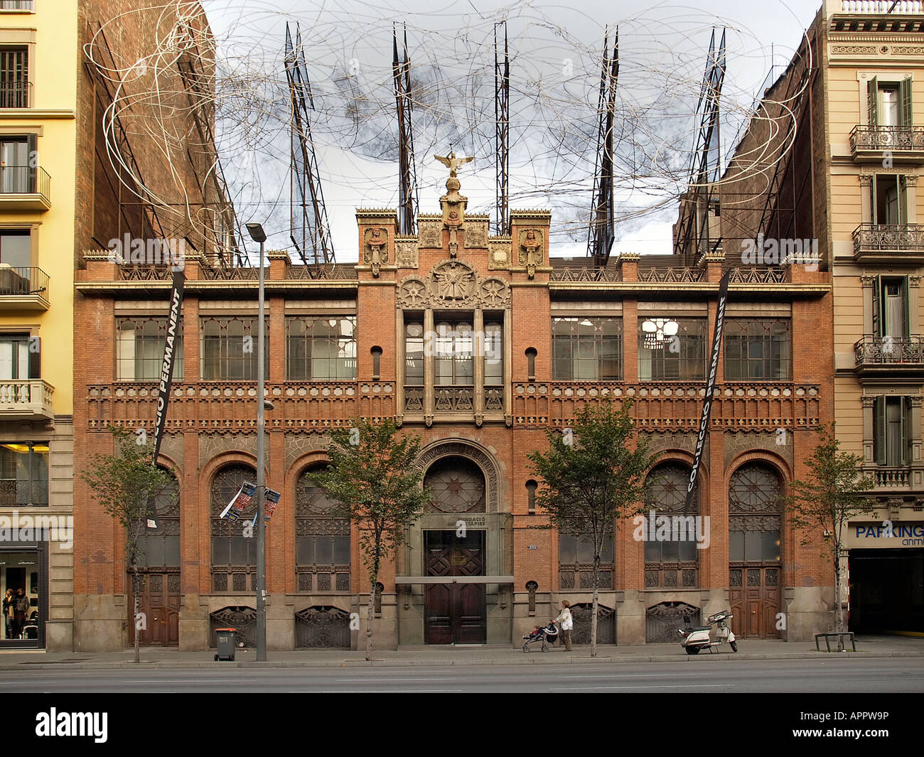 tapies foundation in Barcelona Stock Photo - Alamy