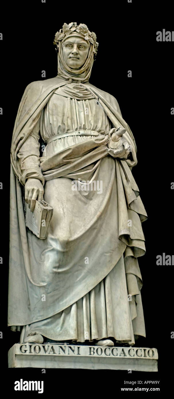 Giovanni boccaccio statue hi-res stock photography and images - Alamy