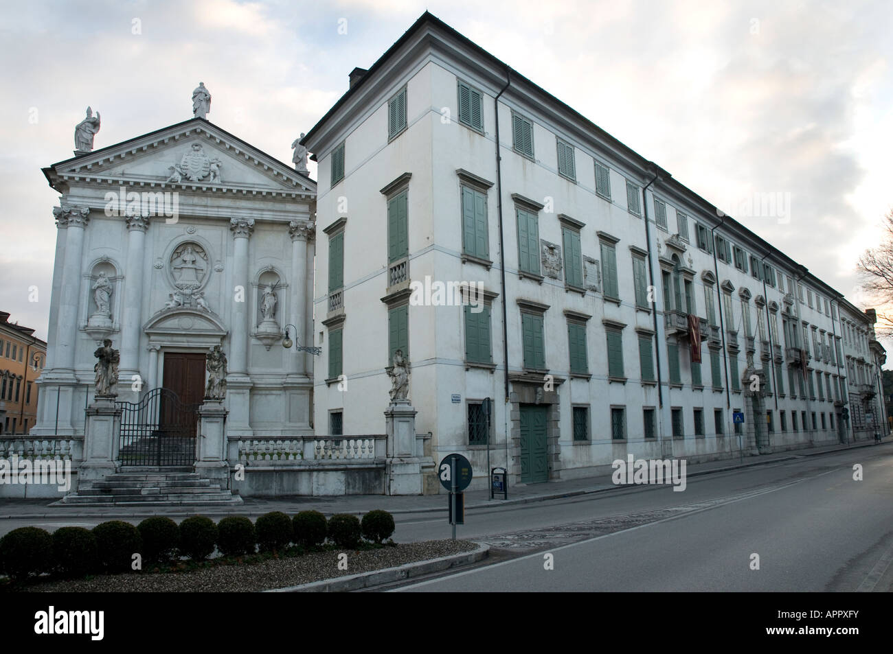 San Antonio church ( XIV-XVII cent.) and archiepiscopal building (1592 ...