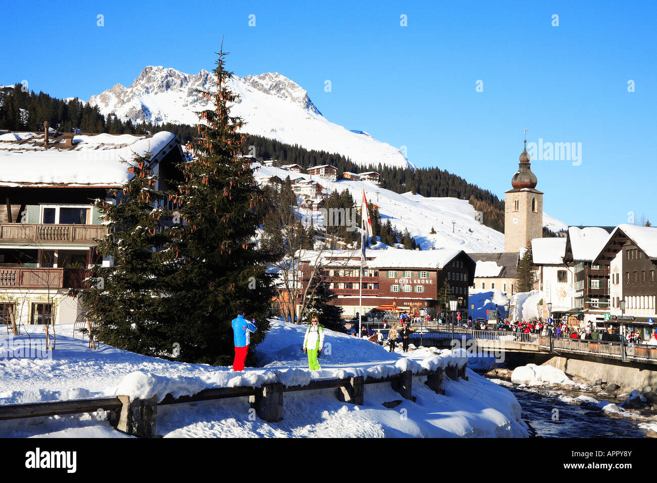 Lech Austria Europe Stock Photo - Alamy