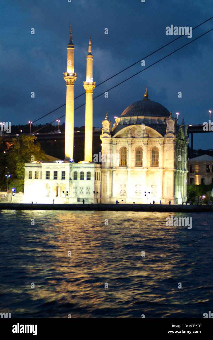 Ortakoy mosque dusk exterior istanbul hi-res stock photography and ...