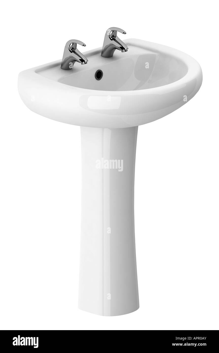 Bathroom sink Black and White Stock Photos & Images - Alamy