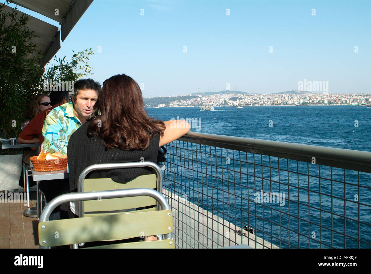 View terrace restaurant istanbul hi-res stock photography and images ...