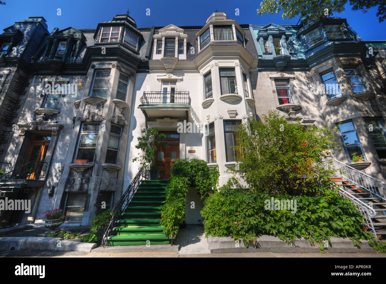 Typical architecture plateau montreal hi-res stock photography and ...