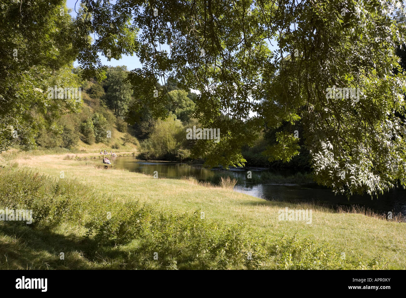 River Lathkill below Over Haddon, Lathkill Dale, Peak District ...