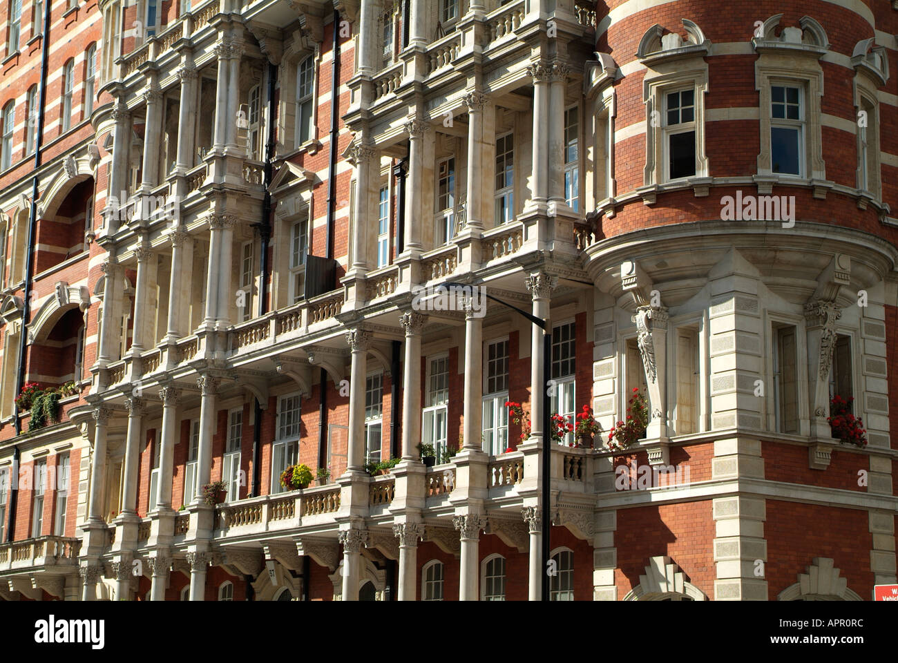 Apartment blocks in South Kensington, London Stock Photo - Alamy