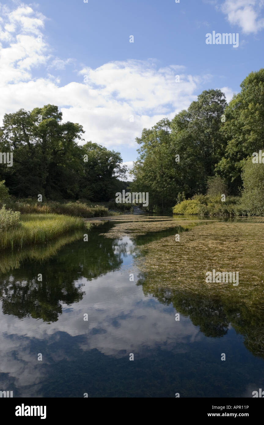 River Lathkill near Raper Lodge, Lathkill Dale, Peak District ...