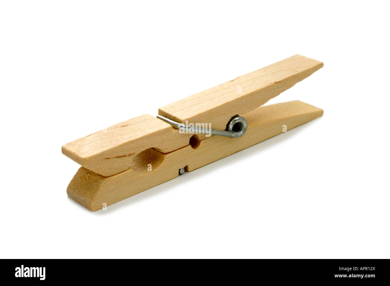 Wooden clothes peg Stock Photo - Alamy