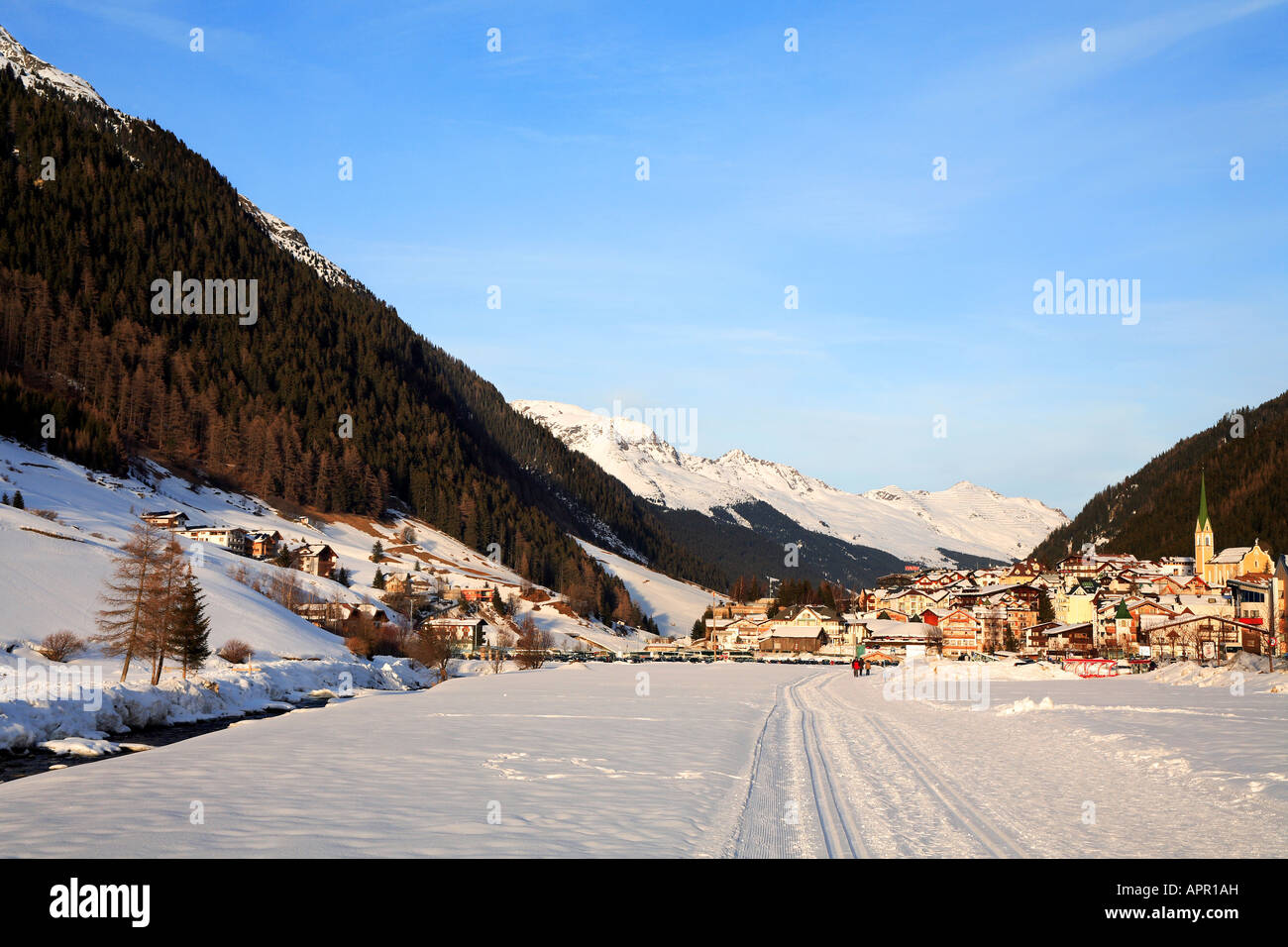 Ski resort silvretta ski arena ischgl samnaun hi-res stock photography ...