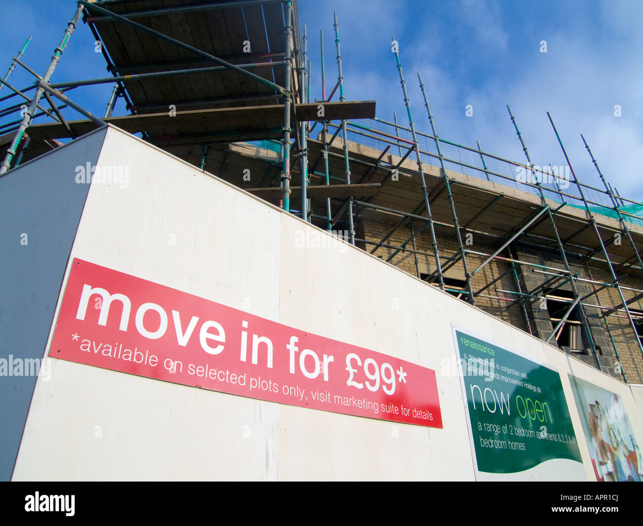 Homes being built, construction site in the UK Stock Photo - Alamy