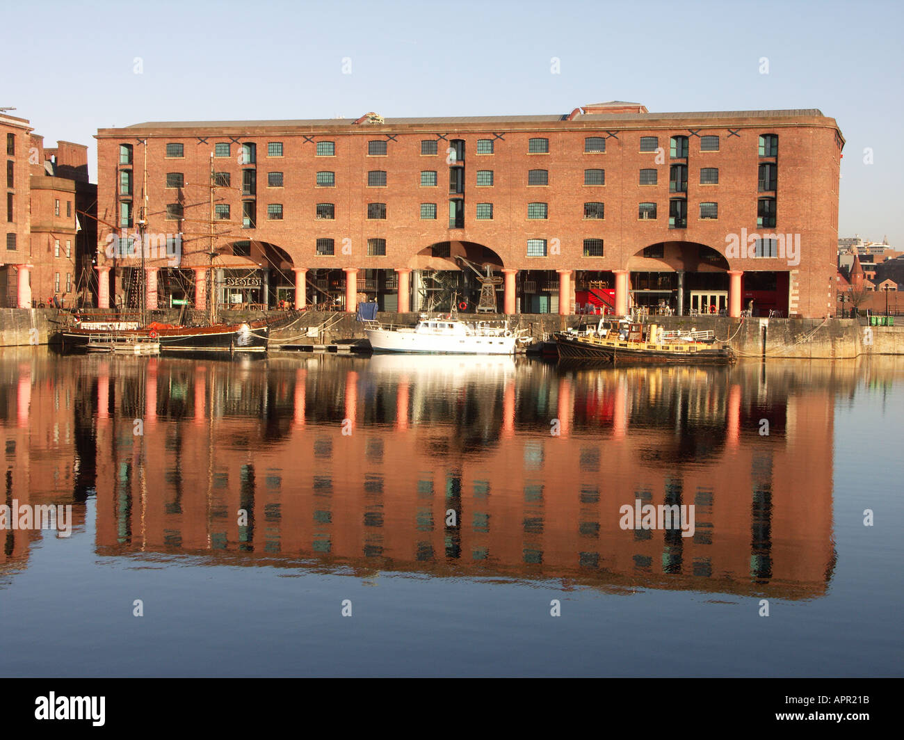Restored warehouse in the Albert Dock Liverpool UK Stock Photo - Alamy
